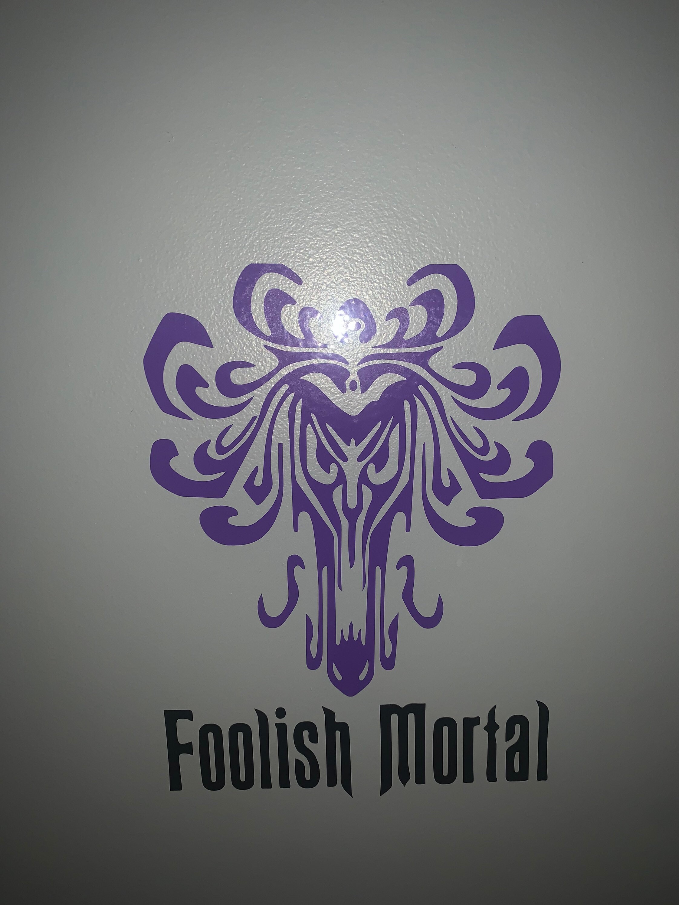Haunted Mansion Foolish Mortal Sticker - Etsy