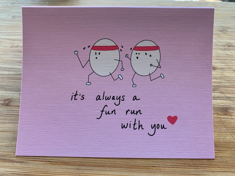 Card for a Runner - Galentine's Days, Friend, Best Friend, Running BFF ...