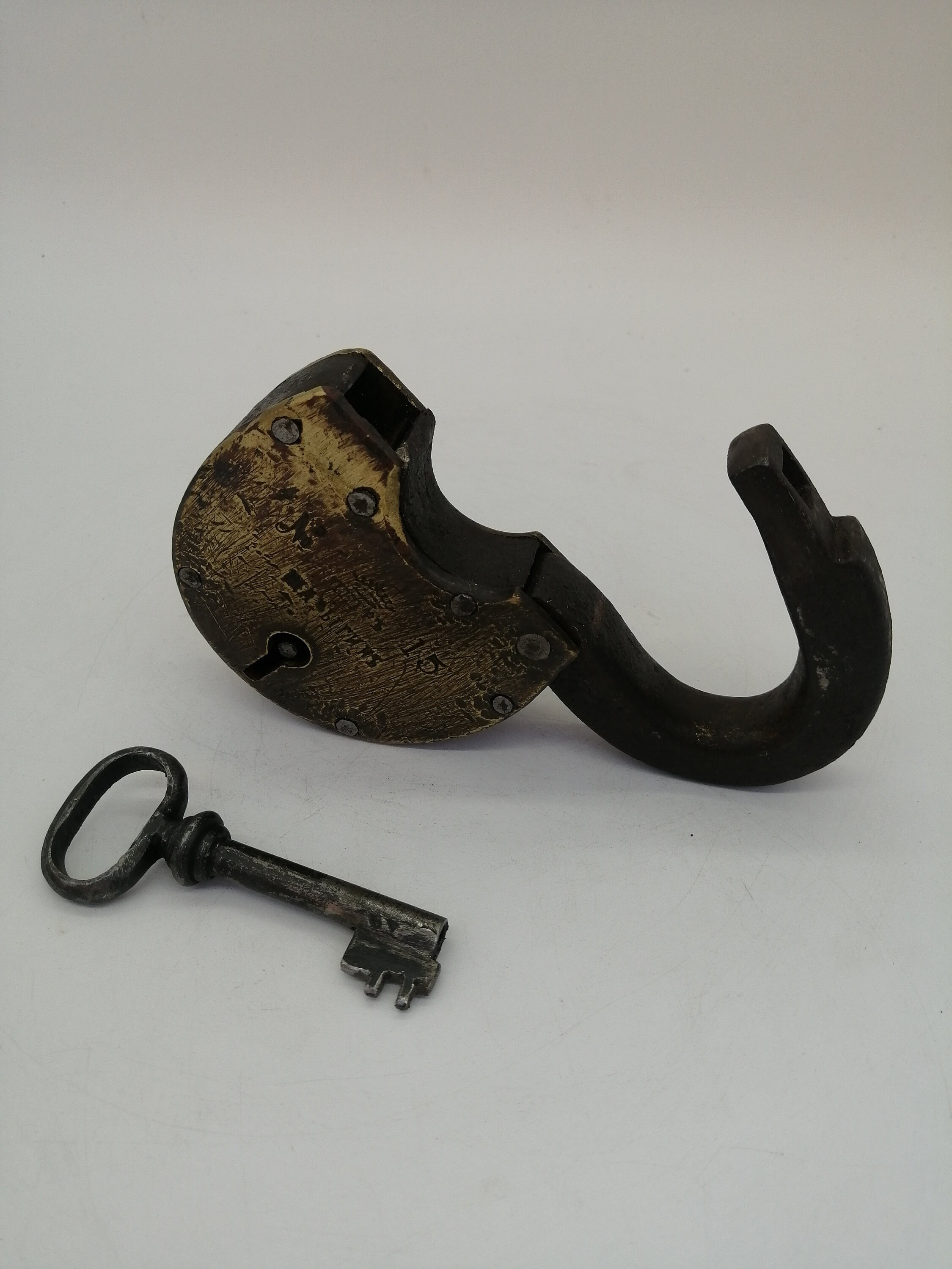 Vintage Lock and Key for Barns P. Sharygin 1890s - Etsy