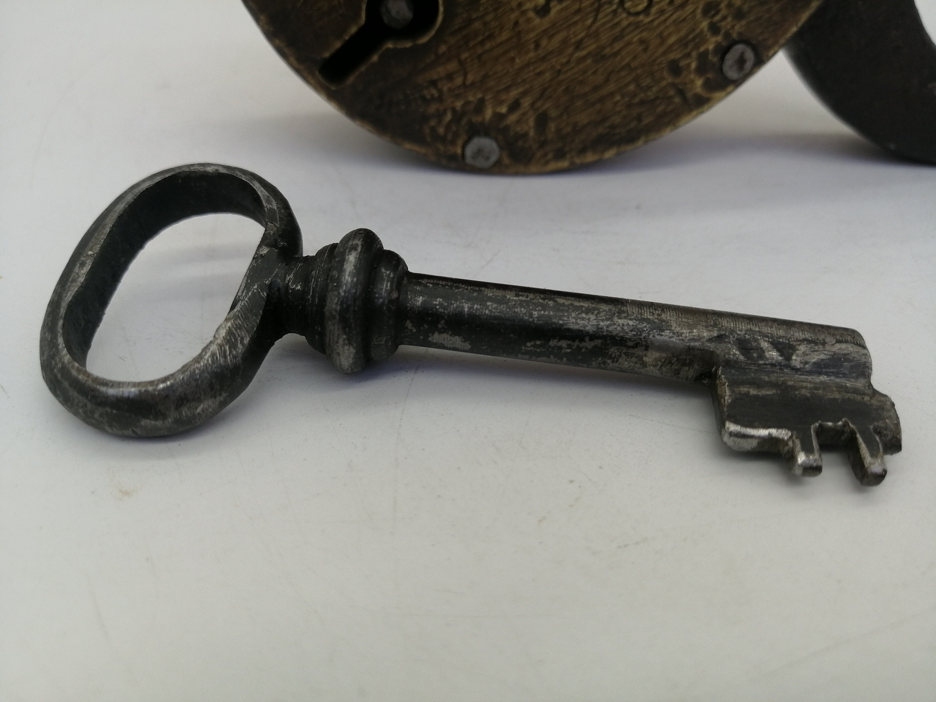 Vintage Lock and Key for Barns P. Sharygin 1890s - Etsy
