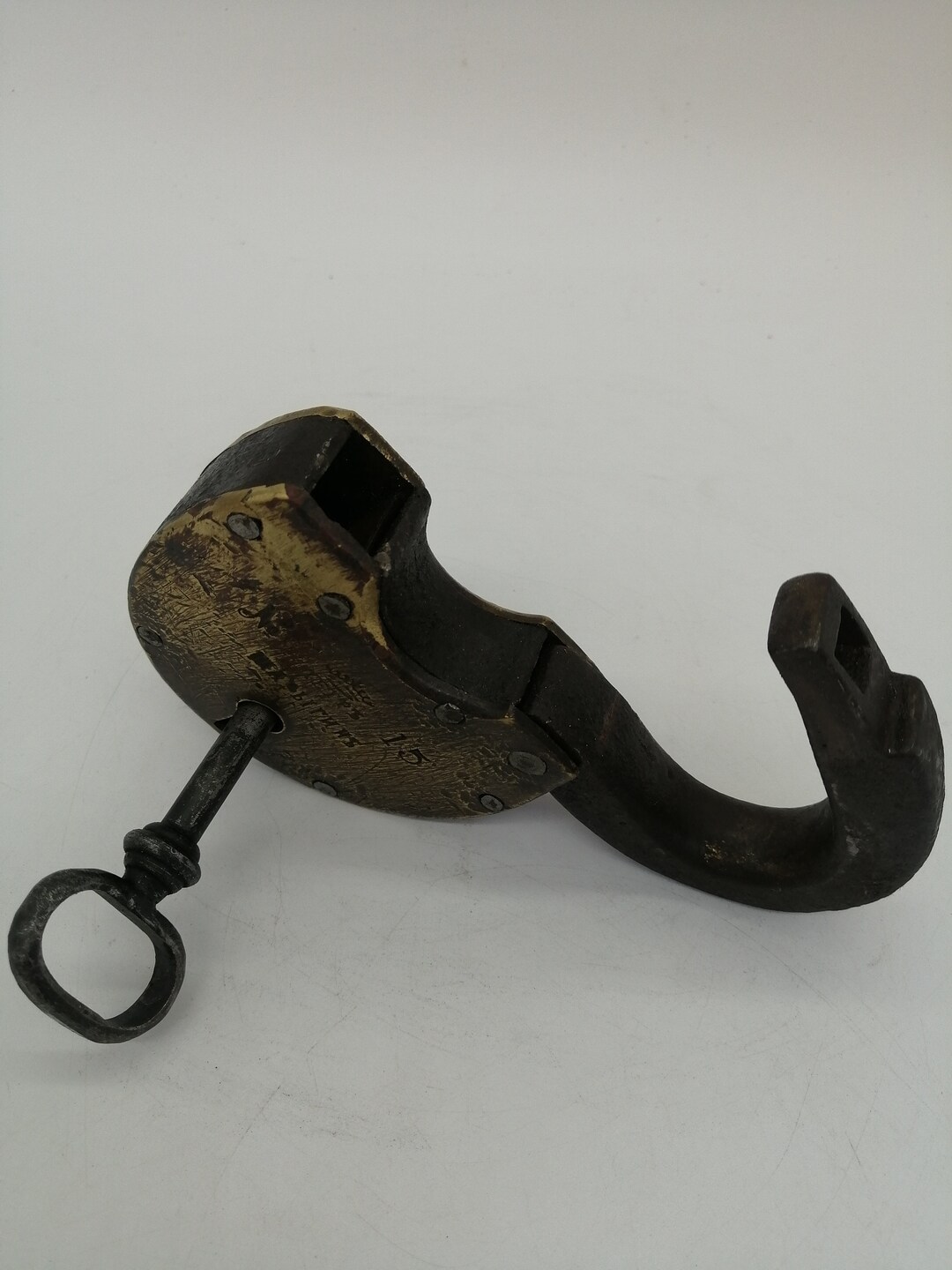 Vintage Lock and Key for Barns P. Sharygin 1890s - Etsy