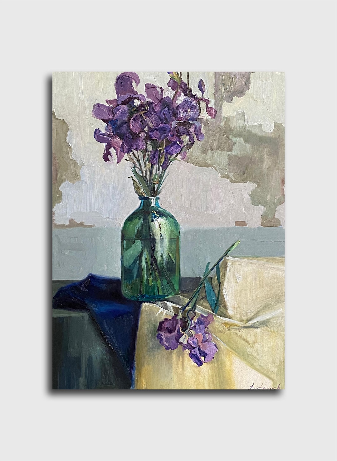 Original Oil Painting, Modern Art, Still Life Painting, Large Wall Art ...