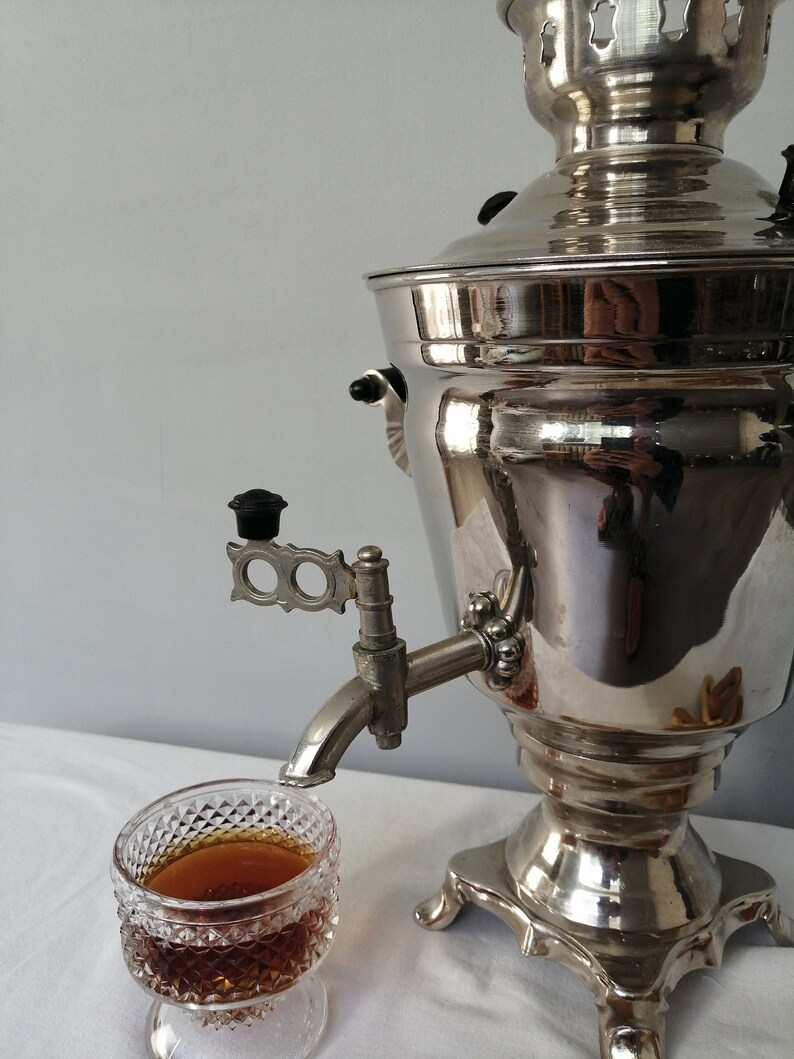 Samovar Soviet Electric Samovar 3 Liter cone Teapots Home Kitchen ...