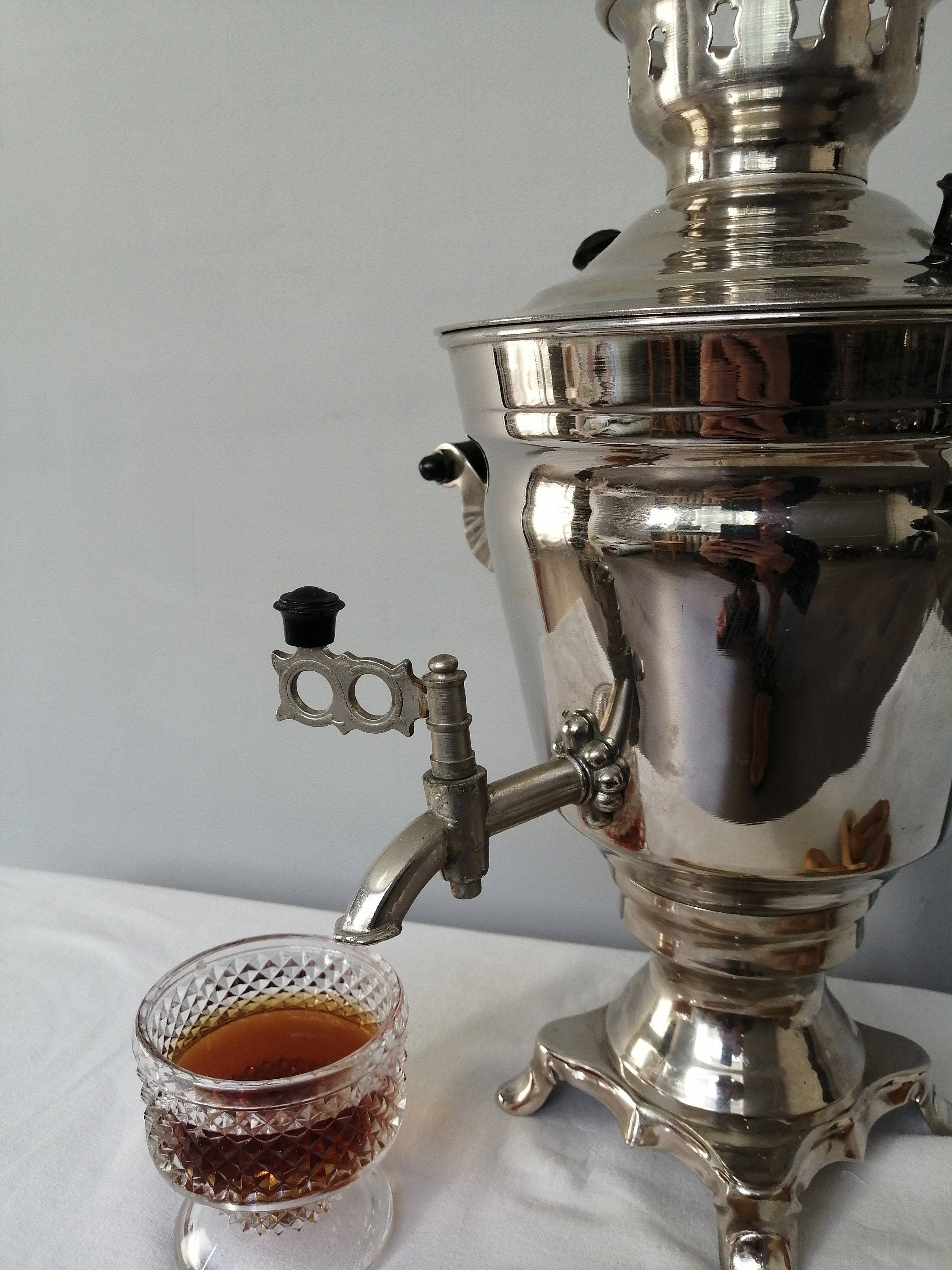 Samovar Soviet Electric Samovar 3 Liter cone Teapots Home Kitchen ...