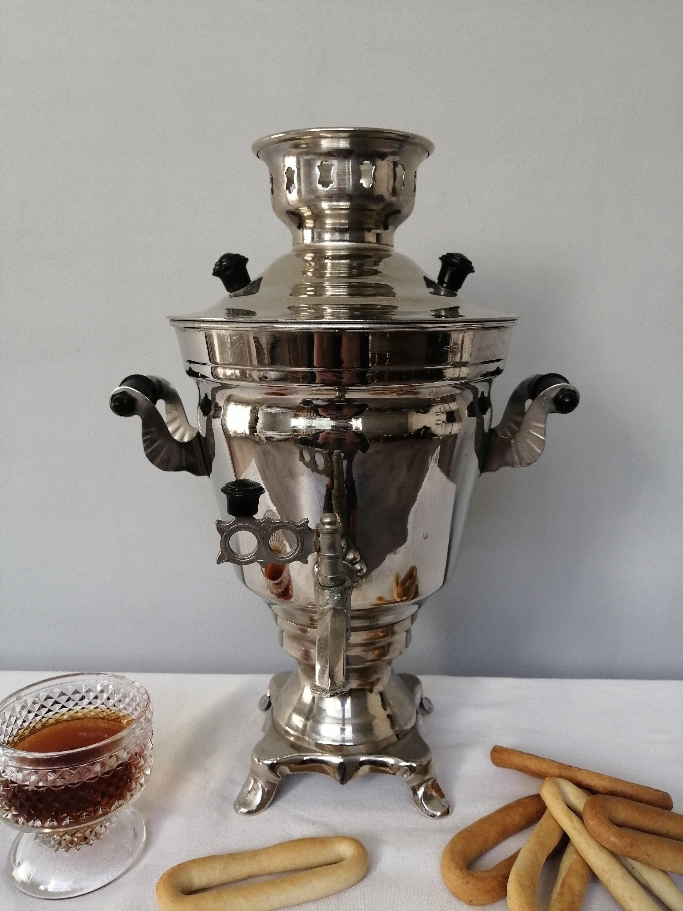 Samovar Soviet Electric Samovar 3 Liter cone Teapots Home Kitchen ...