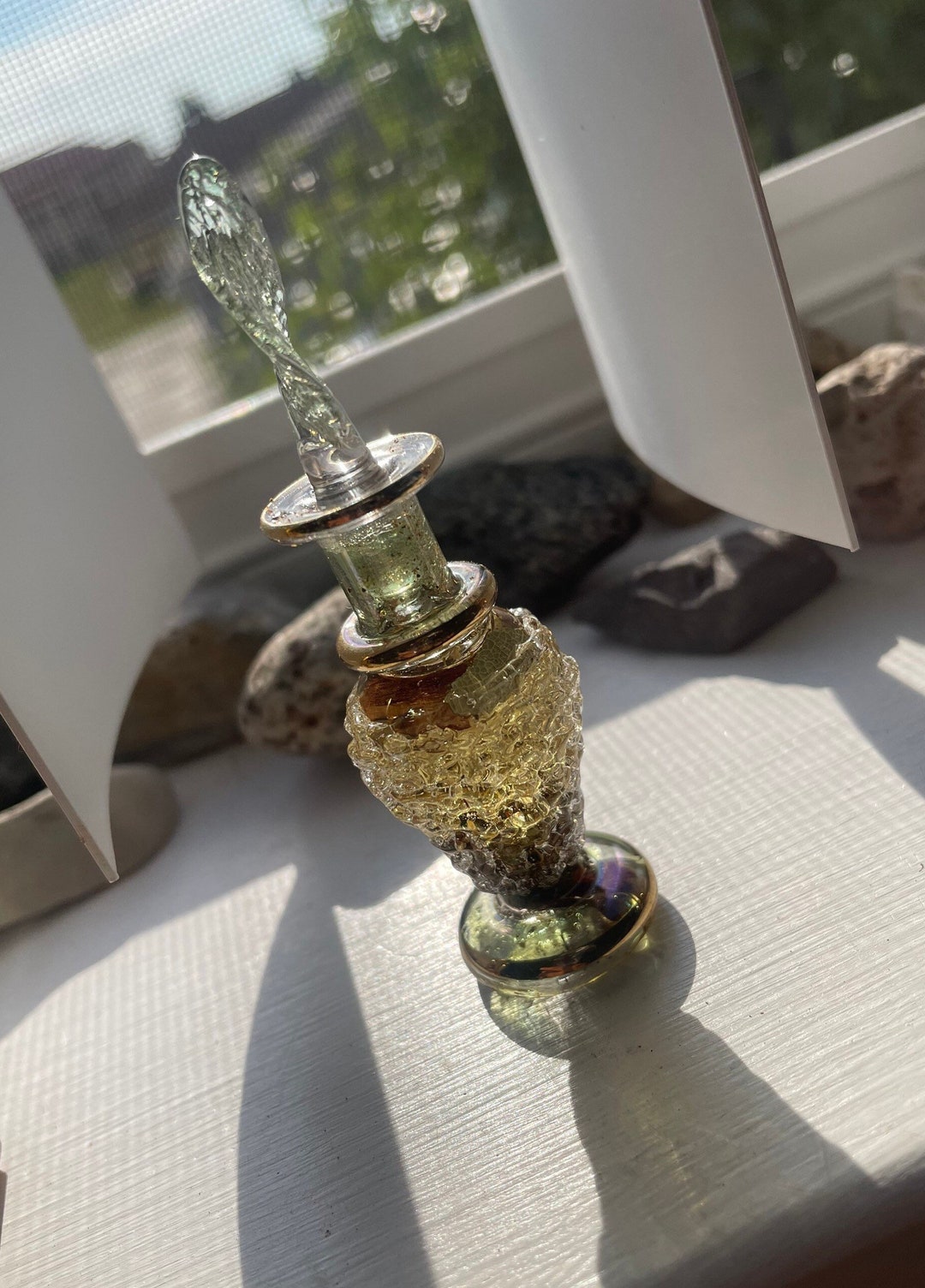 Mini Size Egyptian Glass Genie in a Bottle Manifestation Oil| Blessed ...