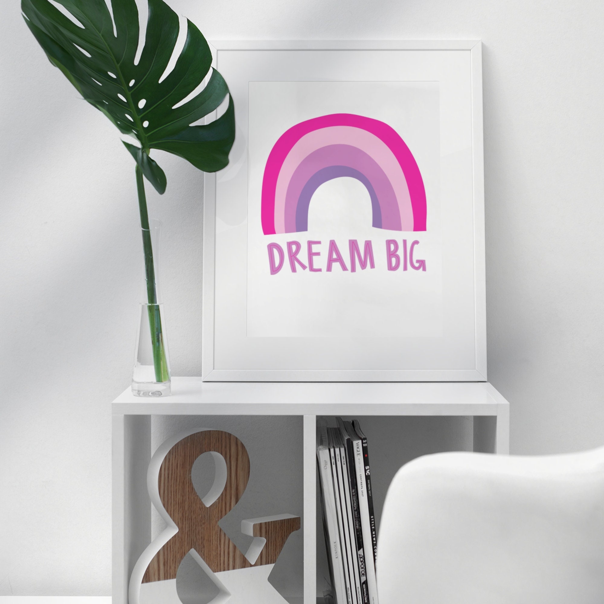 Dream Big Wall Art Printable Wall Decor Kid Wall Art - Etsy