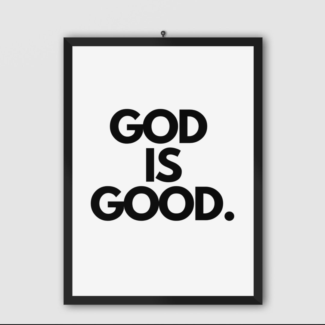 God is Good, Home & Living, Wall Hangings, Home Decor, Wall Decor ...