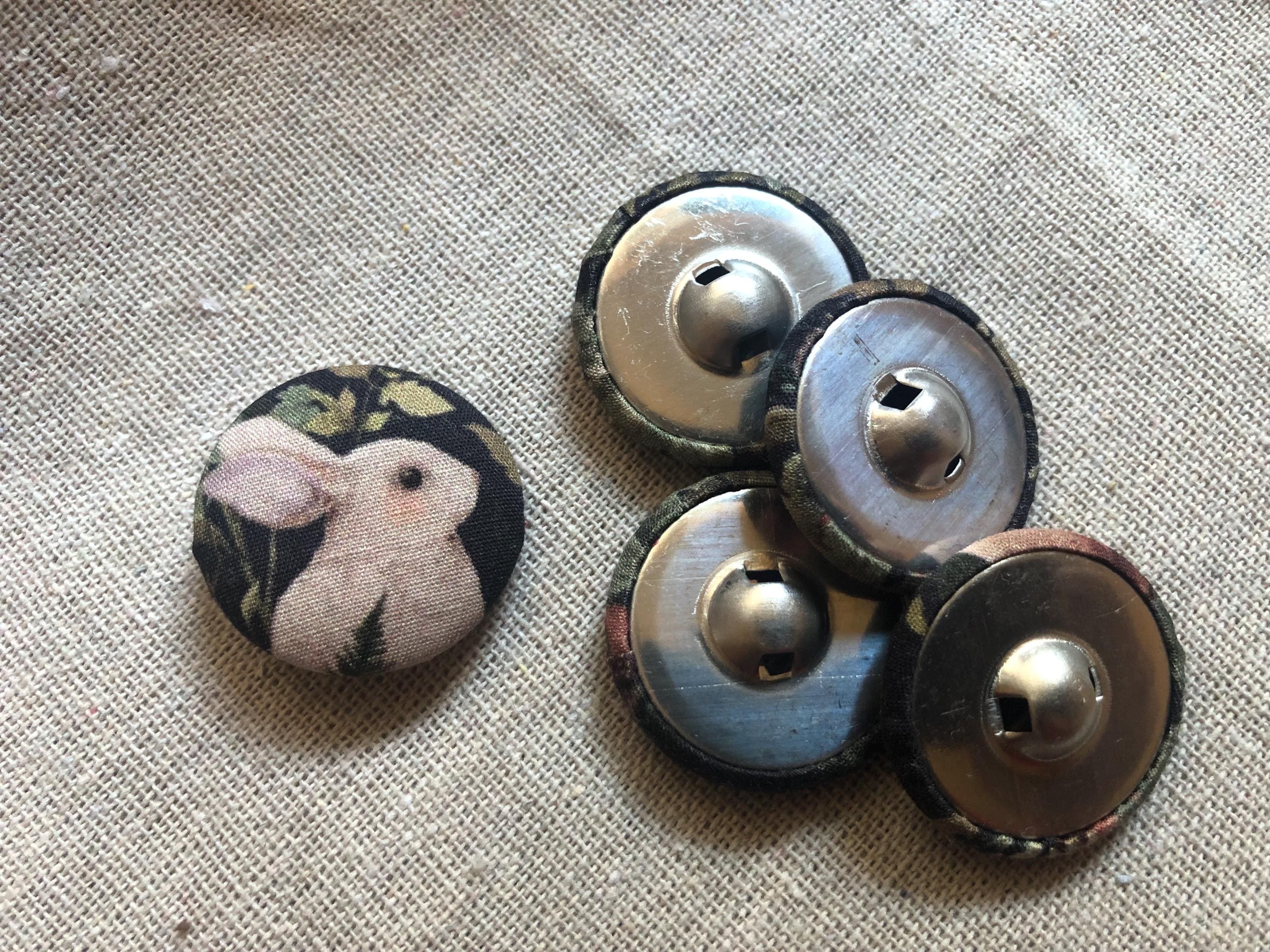 Large Buttons, Animals in the Forest for Sewing, Rabbit, Deer, Raccoon ...