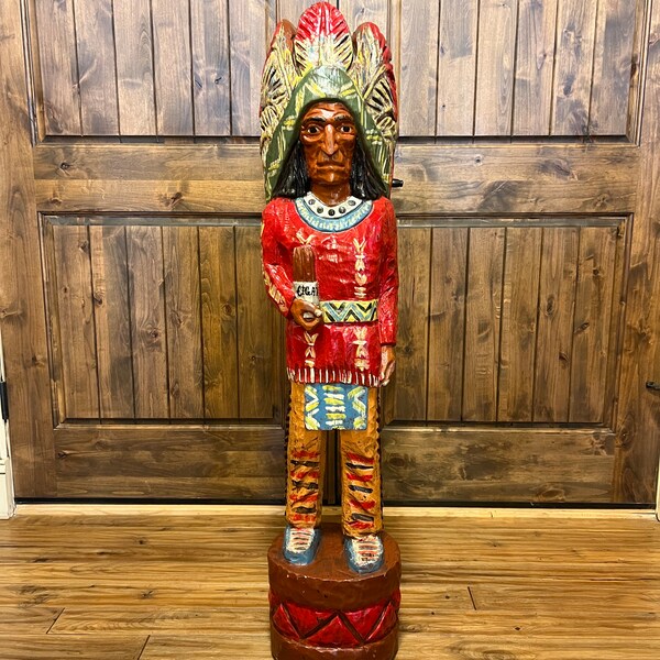 Cigar Store Indian - Etsy