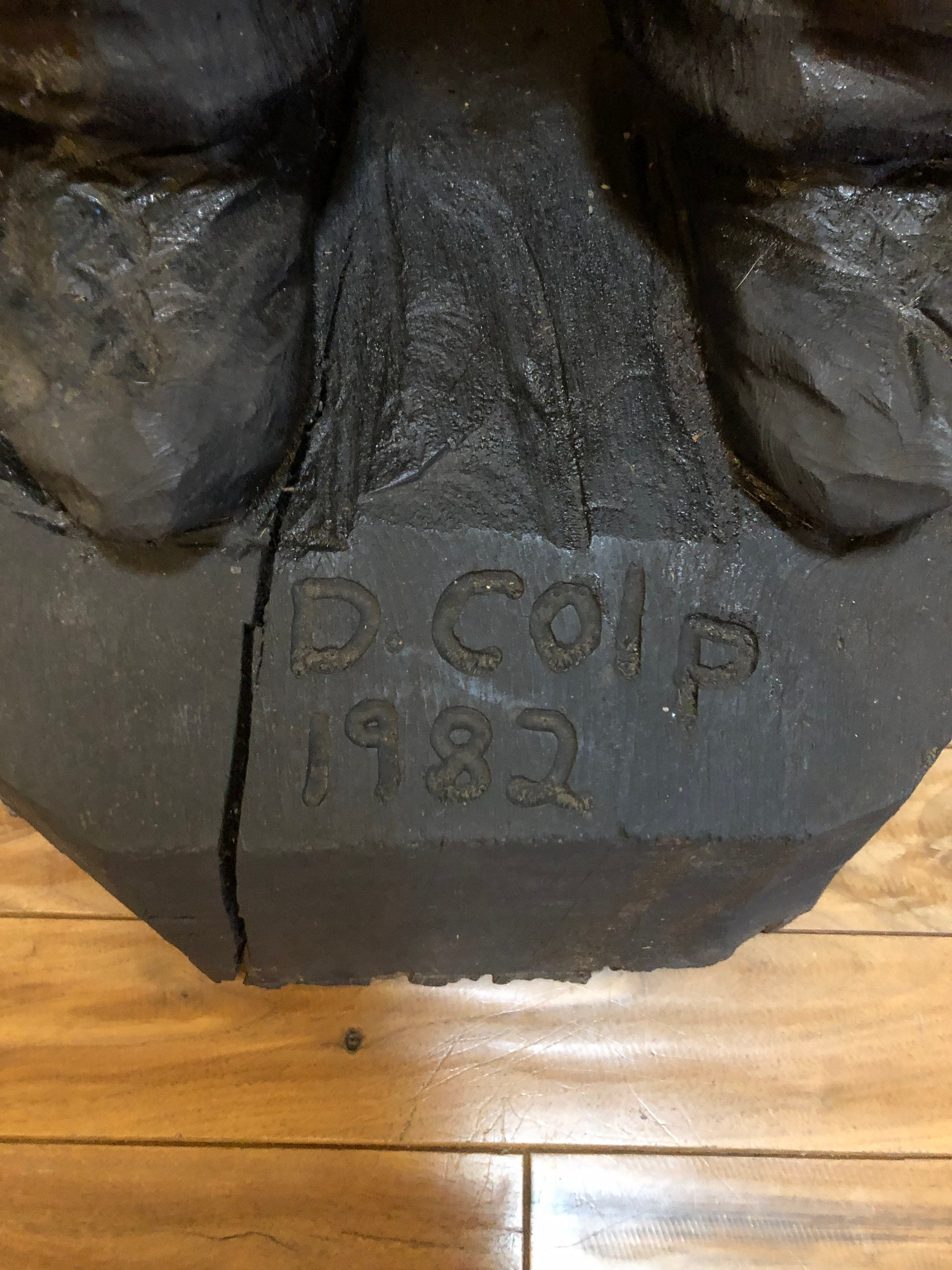 Cigar Store Indian Chief 7 Ft Redwood Carving by Artist Don Colp 1982 ...