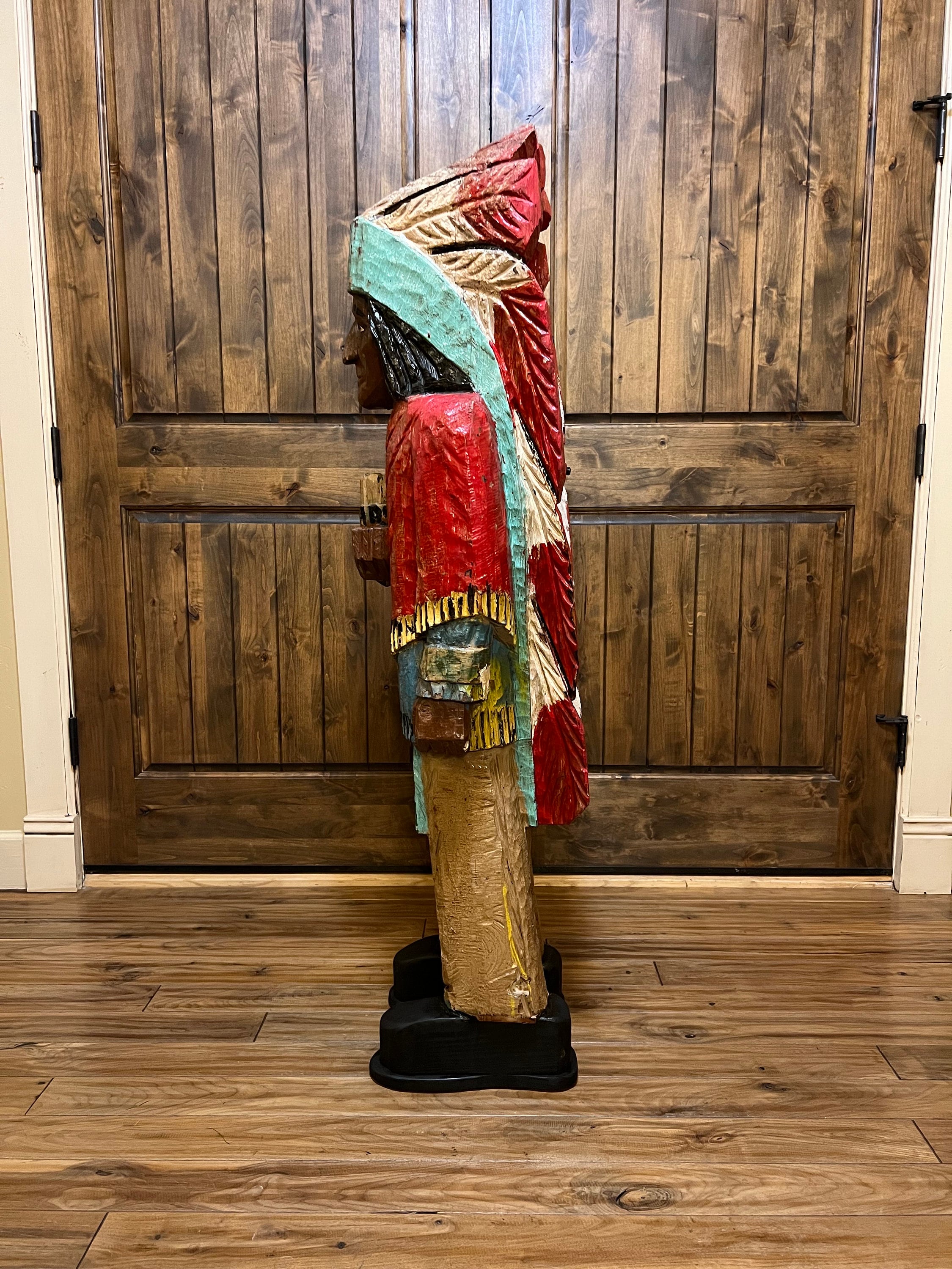 Cigar Store Indian Vintage Wood Carving by Pat Brumfield 4 7 Tall ...