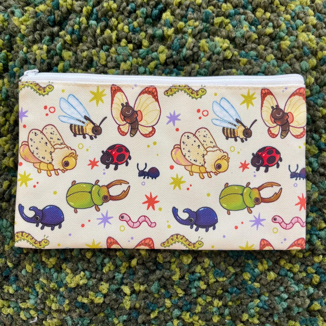 Bug Pencil Case - Adorable Money Bag - Cute Medication Bag - Etsy