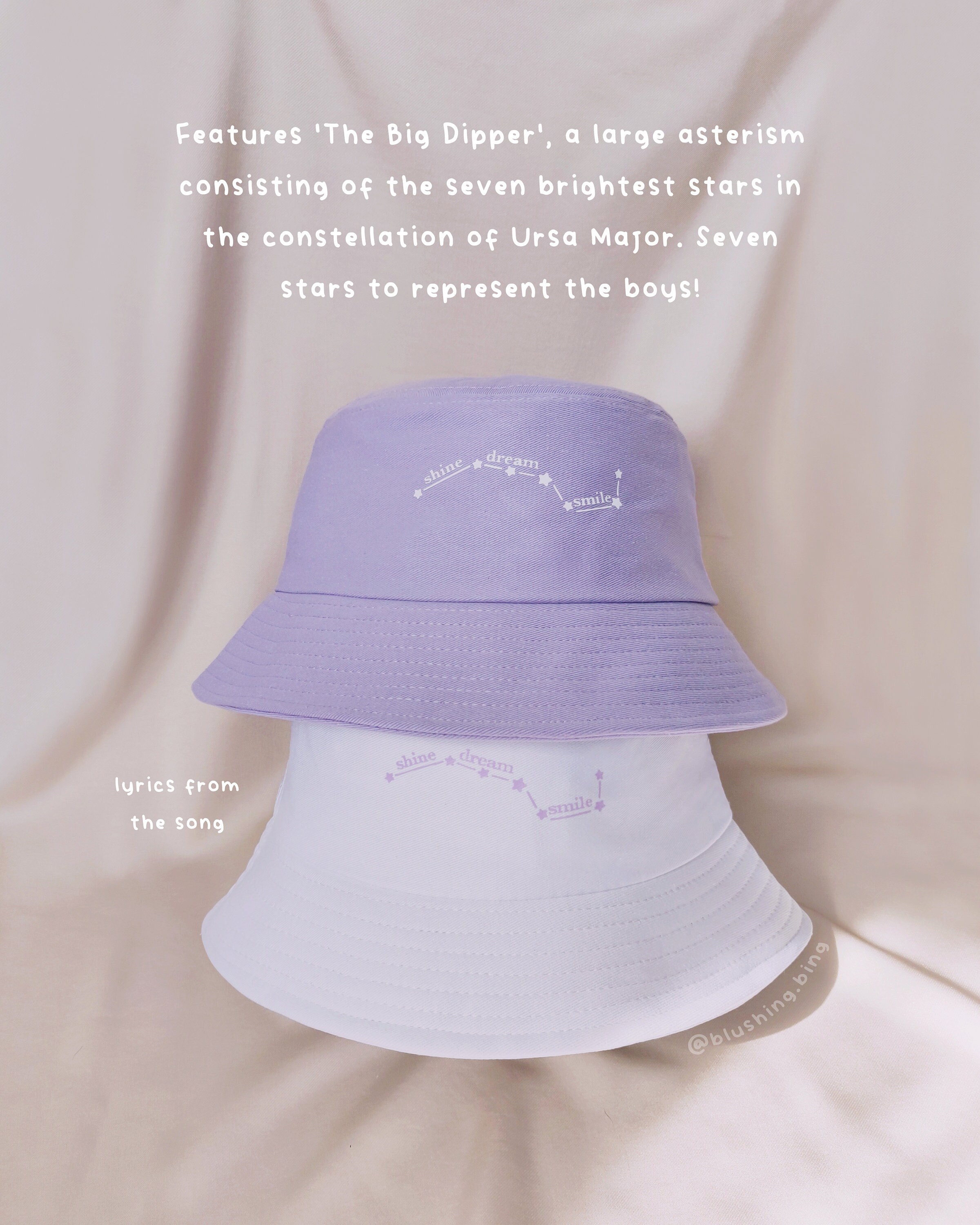 BTS Mikrokosmos Inspired Bucket Hat Double-sided 100% - Etsy
