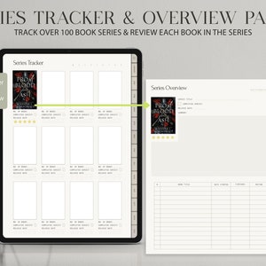 Digital Reading Journal, Digital Reading Log, Portrait Reading Planner ...