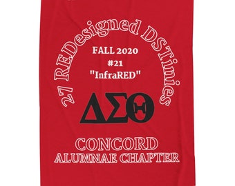 Personalized Delta Sigma Theta the Badst Velveteen Plush Blanket DST ...