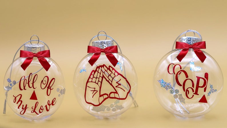 Delta Ornaments (set of 10) - Etsy