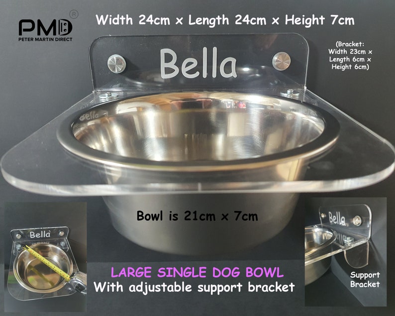 Wall-mounted Acrylic Pet Feeder Table Uber Minimalistic Design - Etsy