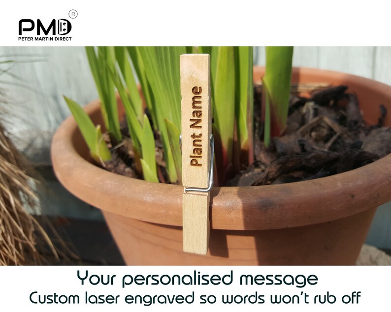 Custom Labelled Pegs Plant Signs Customised Personalised - Etsy