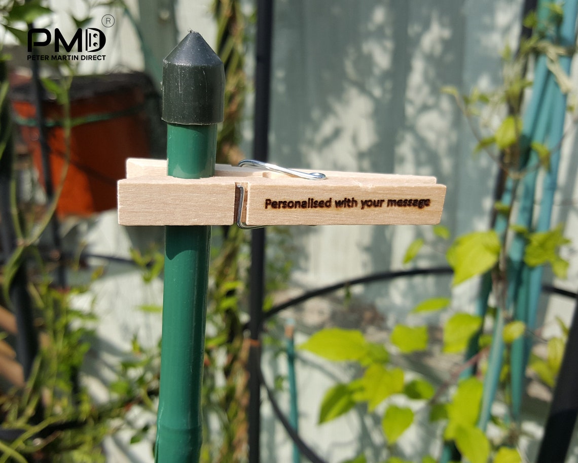 Custom Labelled Pegs Plant signs customised personalised | Etsy