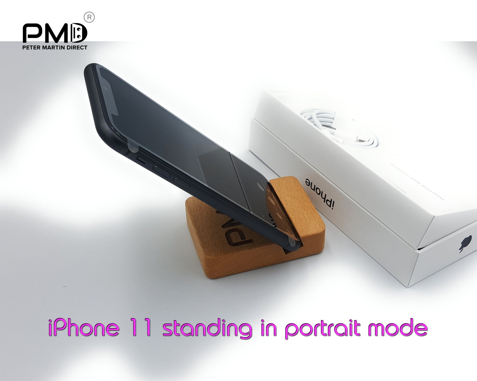 Cell Phone Stand Personalised Mobile Stand Solid Beech - Etsy
