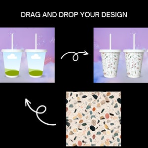 16 Oz Cold Cup Mockup CANVA Templates, Drag and Drop Bundle - Etsy