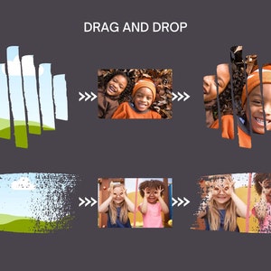 CANVA Frames Template Bundle Editable Drag and Drop Shapes Frames ...