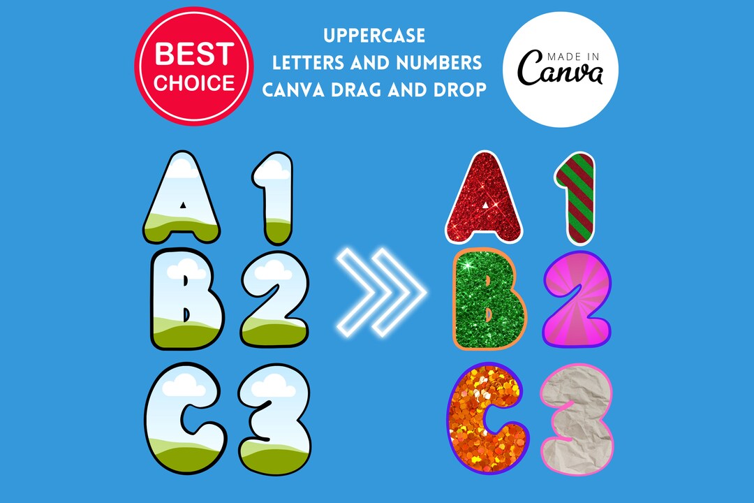 CANVA Template Editable Letters, Fill Your Own Letters on CANVA ...