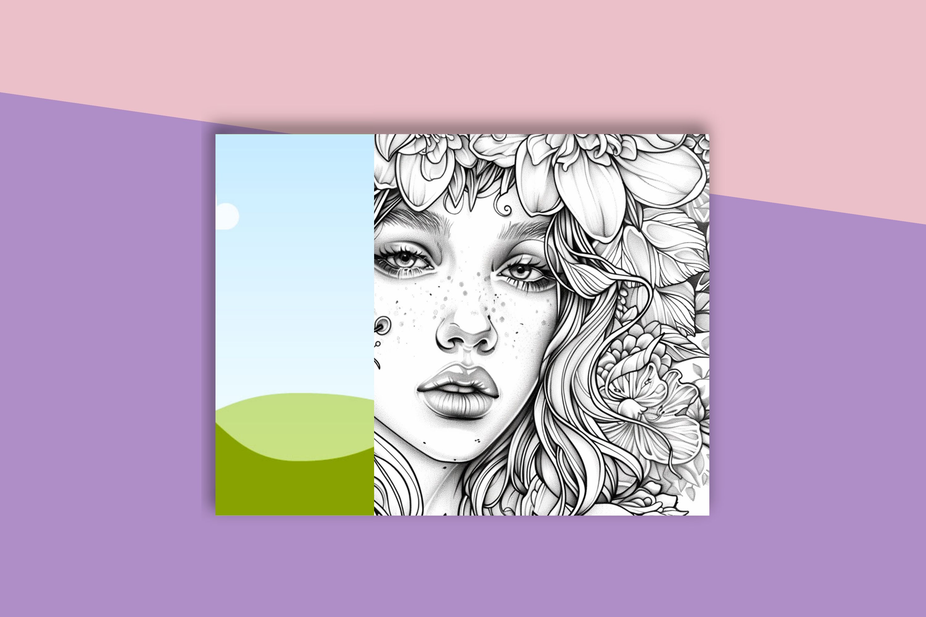 Coloring Page Mockup Bundle: CANVA Templates (PDF) - Etsy