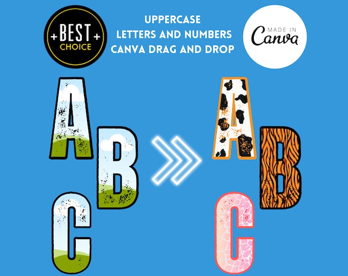 Design Your Own Doodle Alphabet on Canva, Doodle Letters & Numbers ...