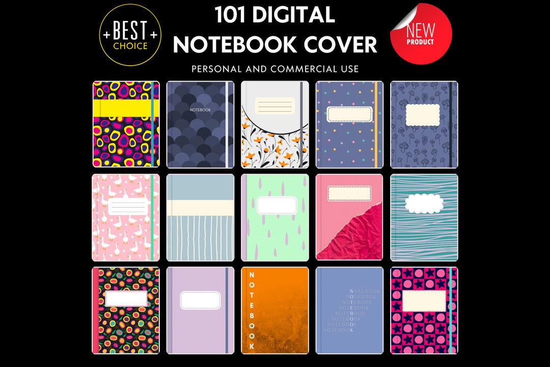 Goodnotes Digital Planner Covers Set - 101 Designs, Instant Download - Etsy