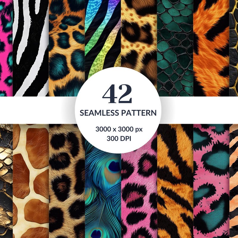 Animal Print Paper - Etsy