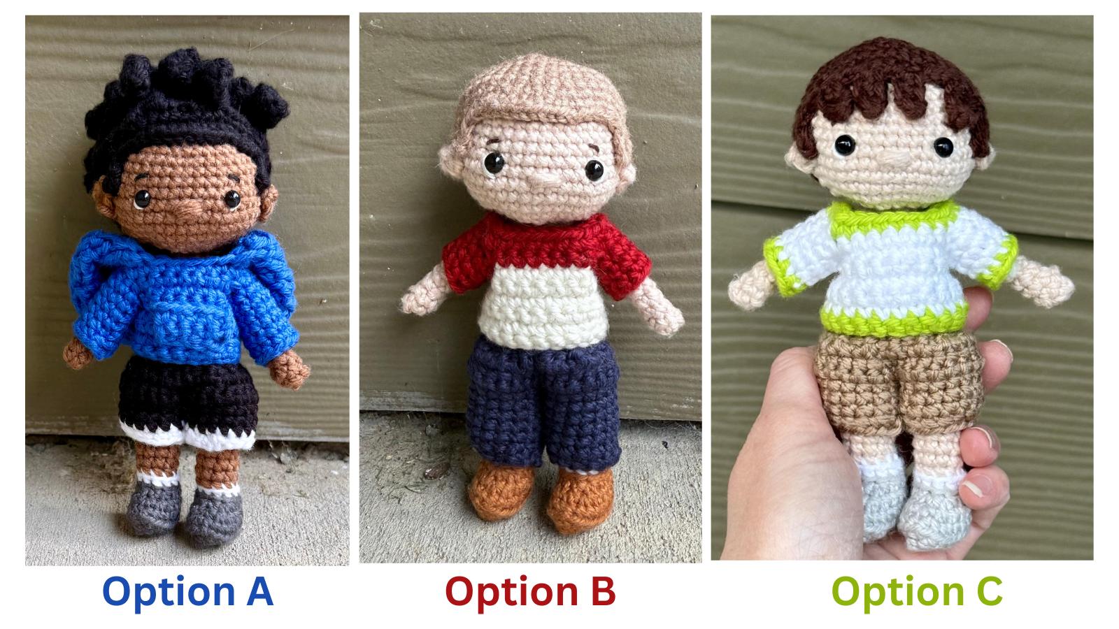 Crochet Boy Pattern: Amigurumi Dolls (digital Patterns) - Etsy