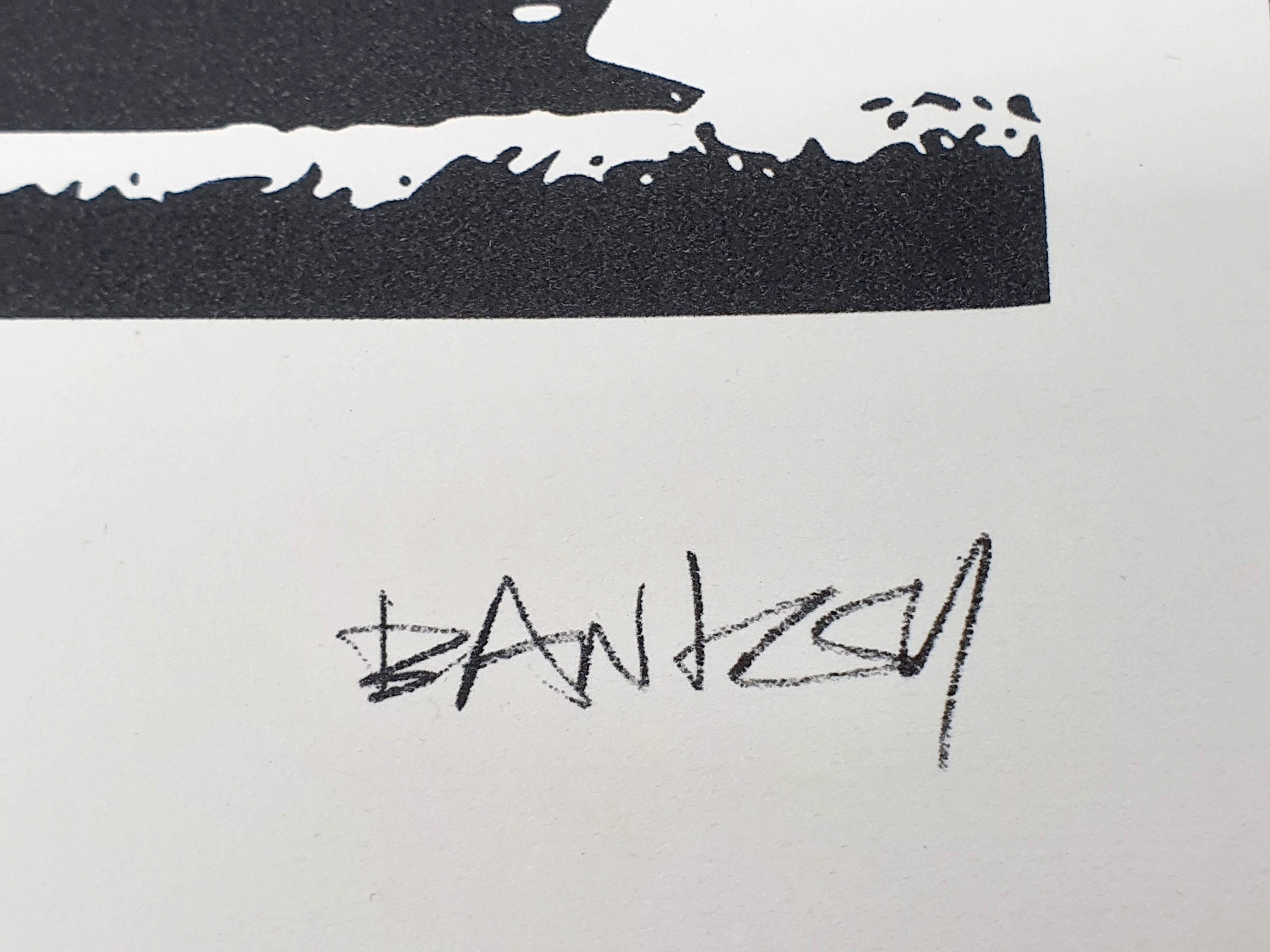 BANKSY Rat Lithograph CERTIFICATE Orginal Edition Plate Signed banksy ...
