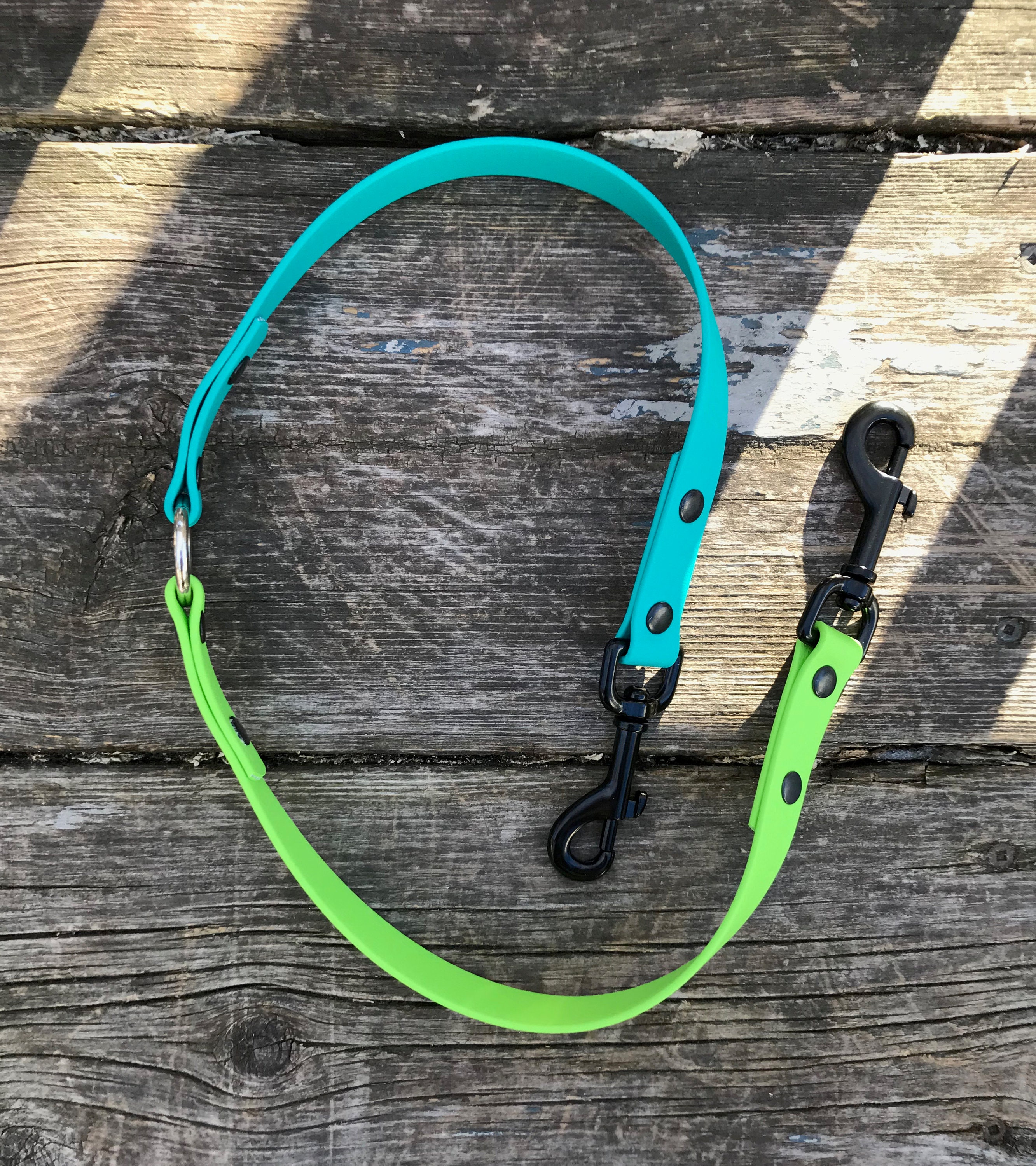 Double Leash Splitter Coupler for Two Dogs With Chrome Rose - Etsy