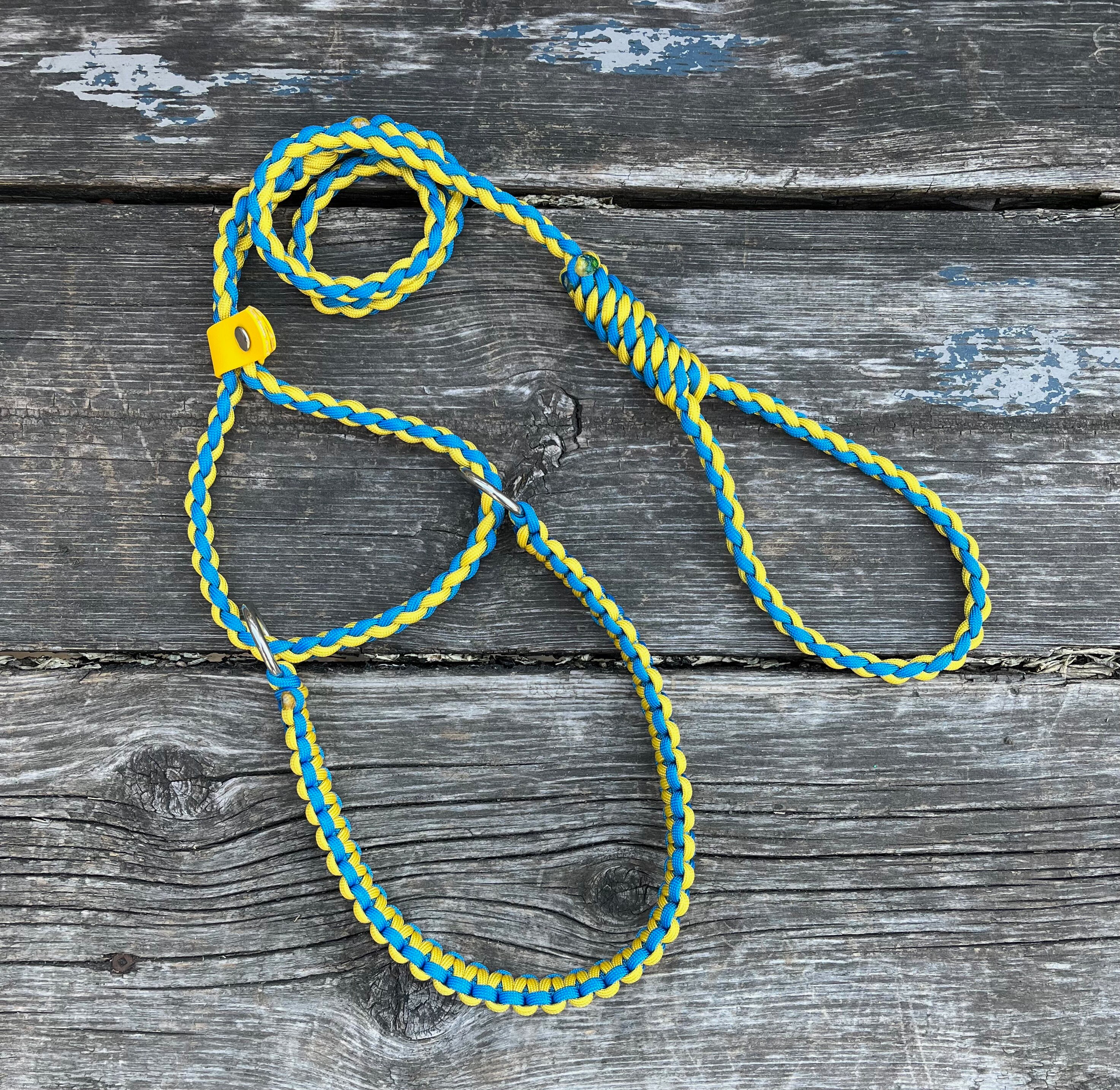 Paracord All-in-one Martingale Leash Combo With Biothane Stopper,nickel ...