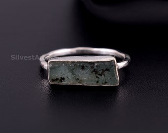 Rough Gemstone Ring | Etsy