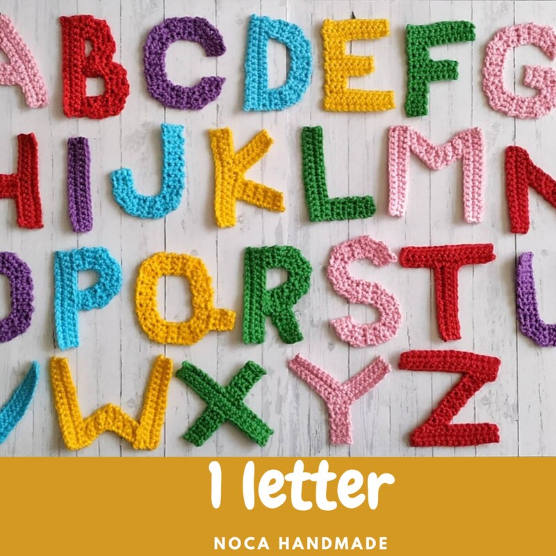 Crochet Letters - Etsy