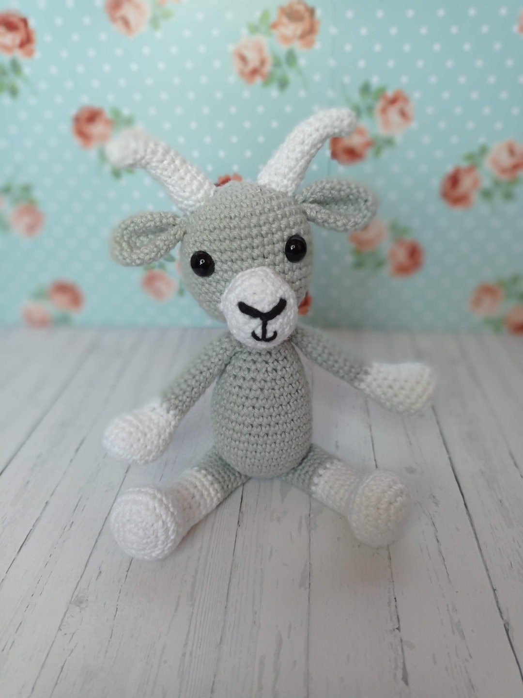 Goat Amigurumi, Cute Crochet Goat, Goat Stuffed Animal, Baby Gift - Etsy
