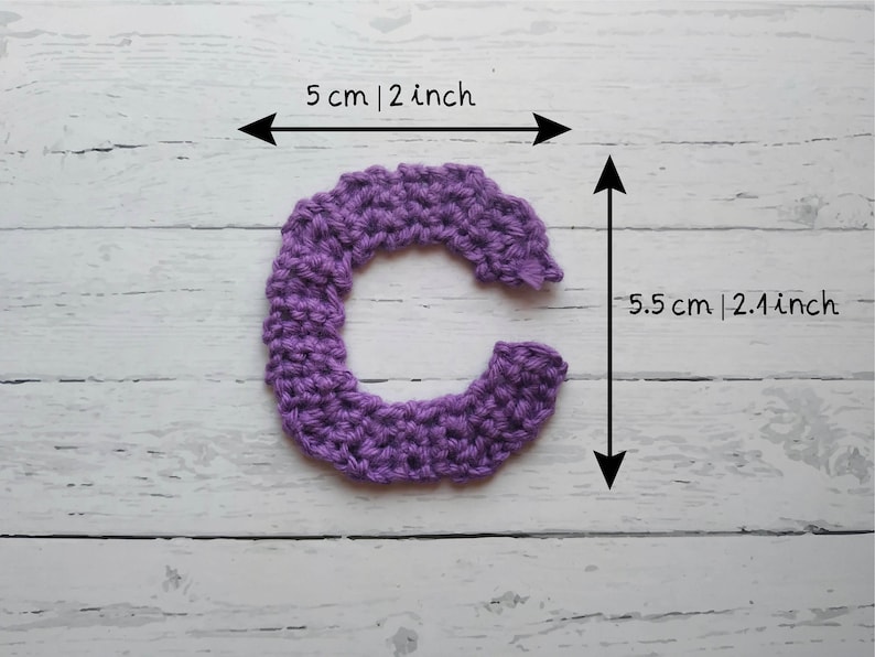 Crochet Letters, Cute Crochet Letter Décor, Wall Letter Decor, Crochet ...