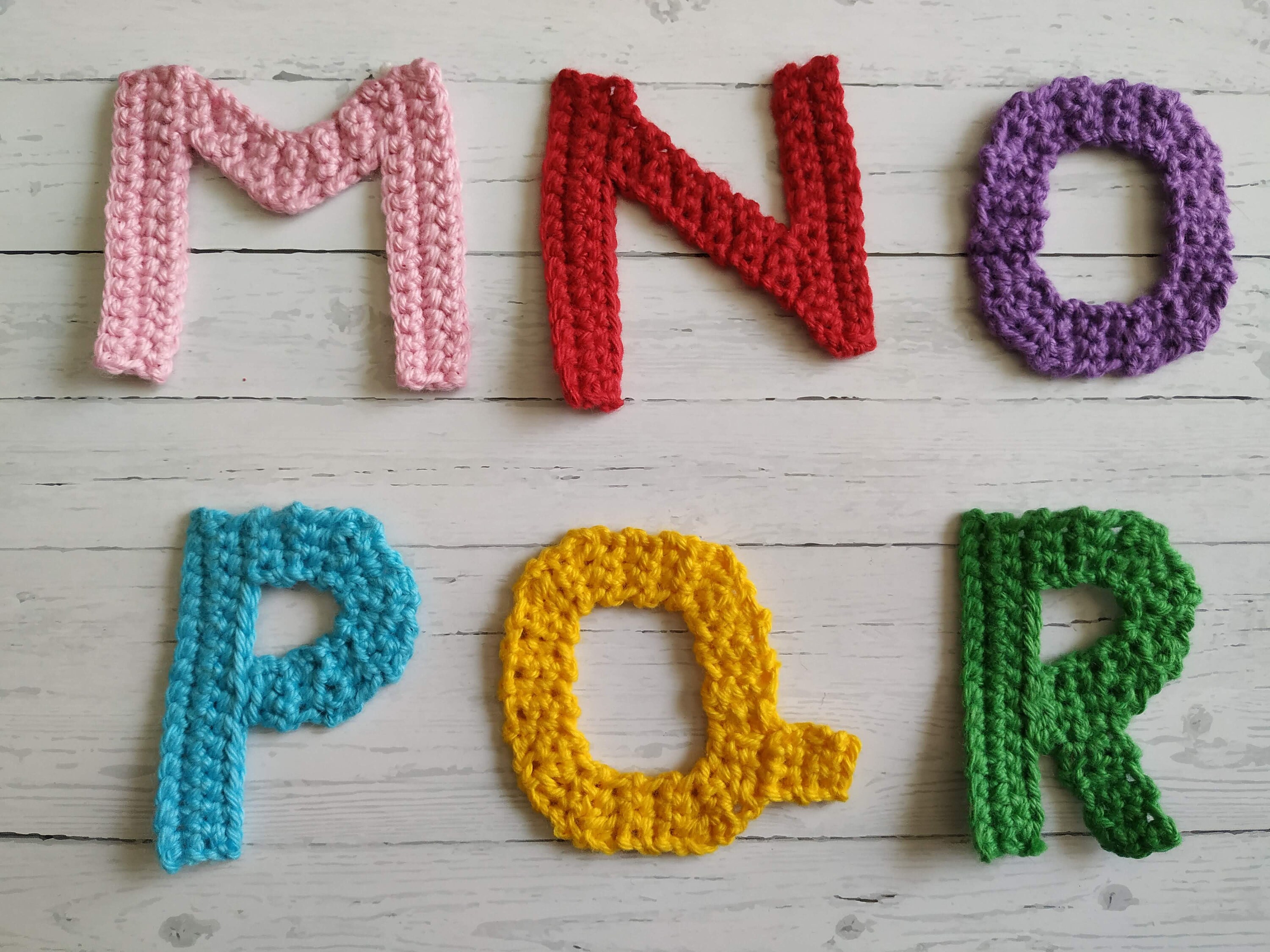 Letras ganchillo letras crochet letras ganchillo decoración - Etsy España