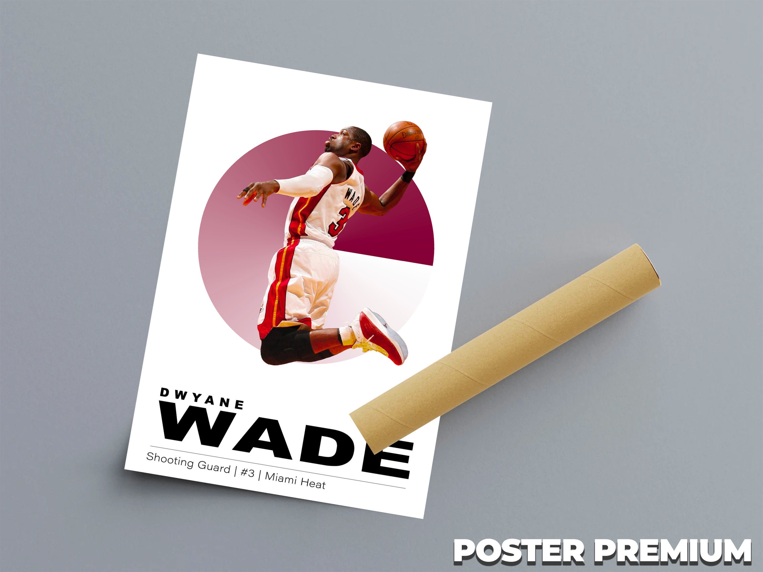 Dwyane Wade Poster, Miami Heat, Aesthetic Nba Poster, Hypebeast Modern ...