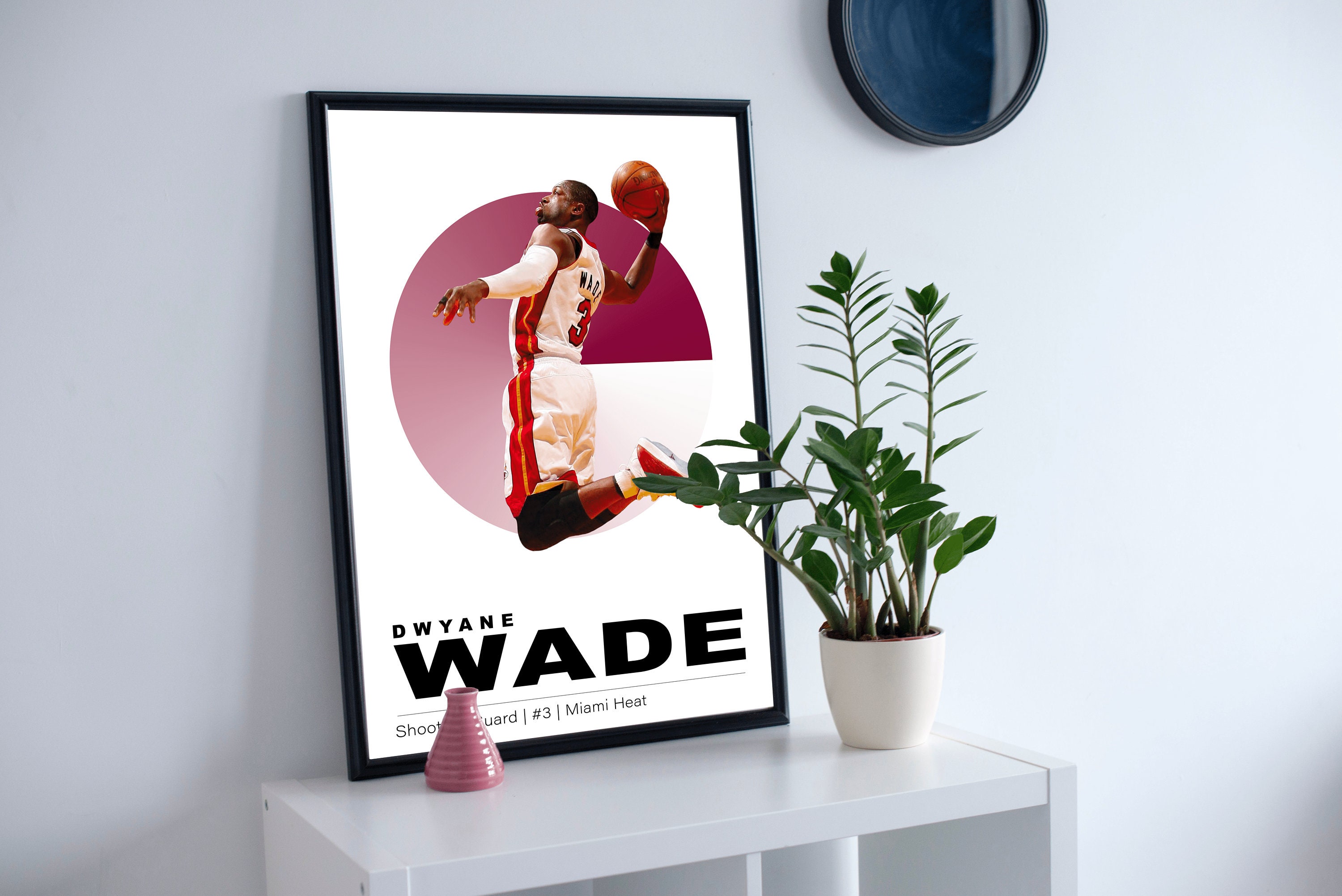 Dwyane Wade Poster, Miami Heat, Aesthetic Nba Poster, Hypebeast Modern ...