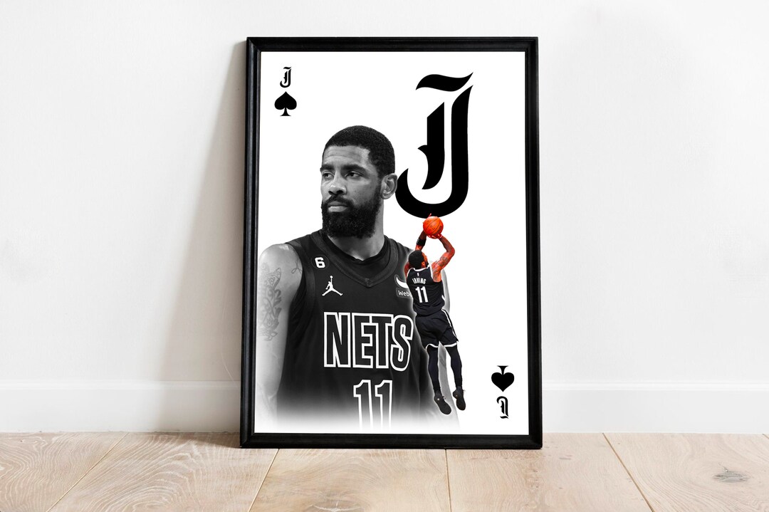 Kyrie Irving, Brooklyn Nets, NBA Posters, Basketball Player Art, Gift ...
