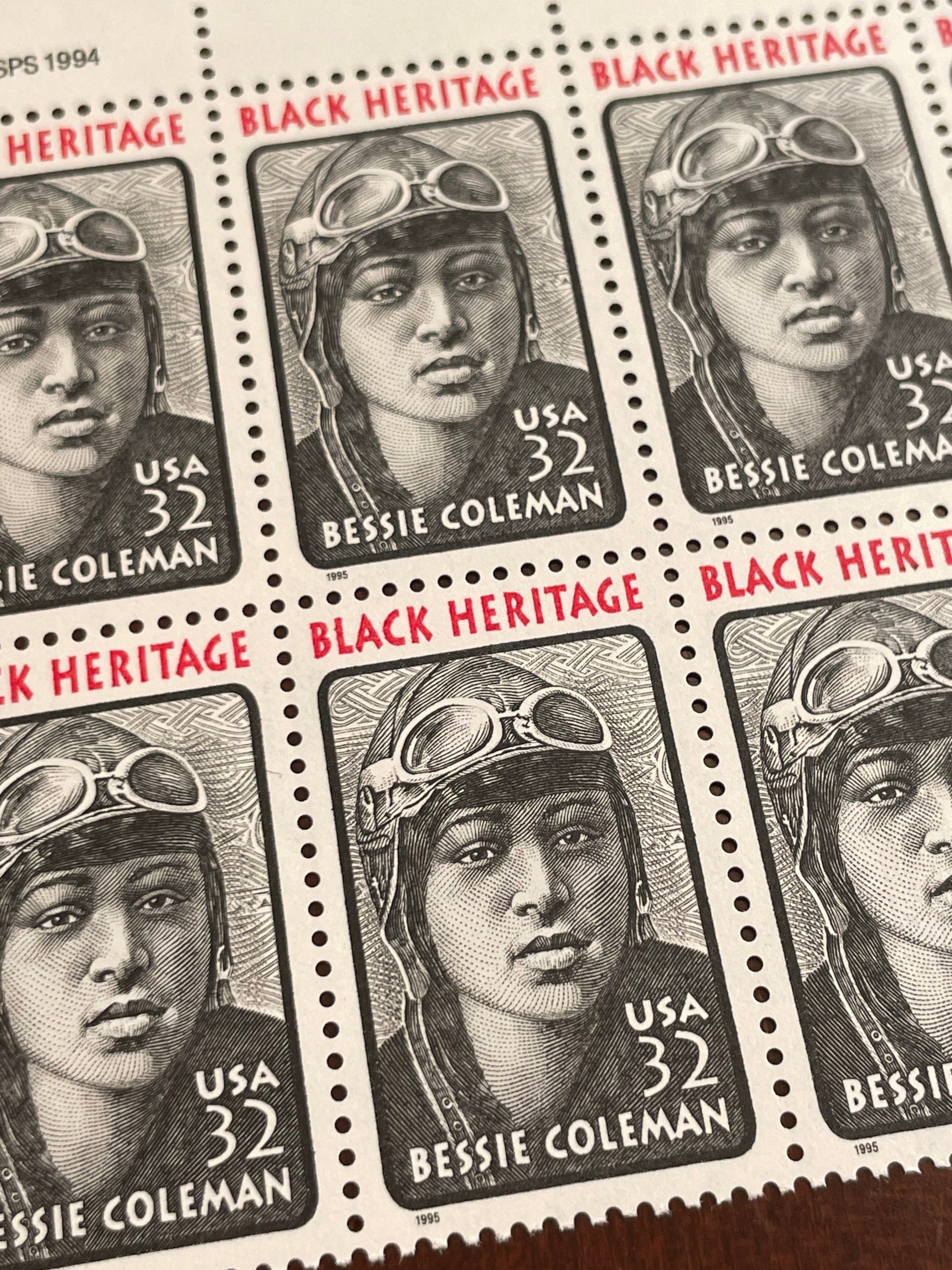 Bessie Coleman Stamp