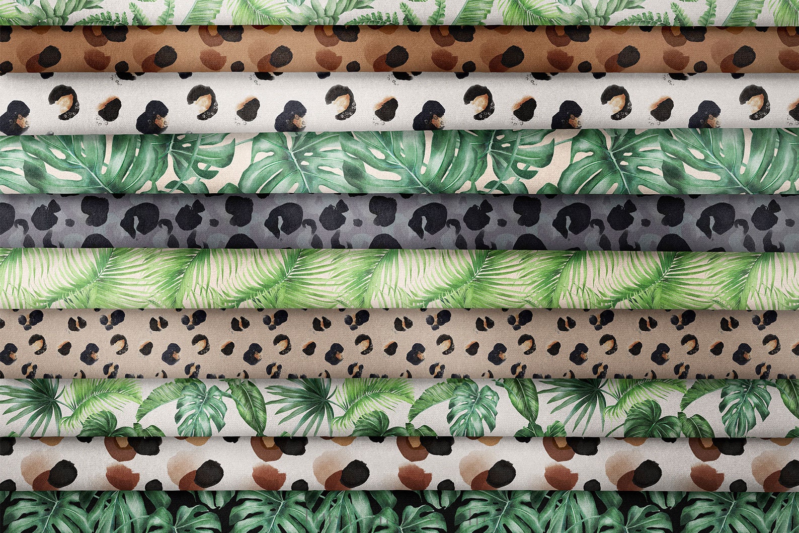 Animal Print Seamless Patterns | Jungle Tropical Patterns | Tropical ...
