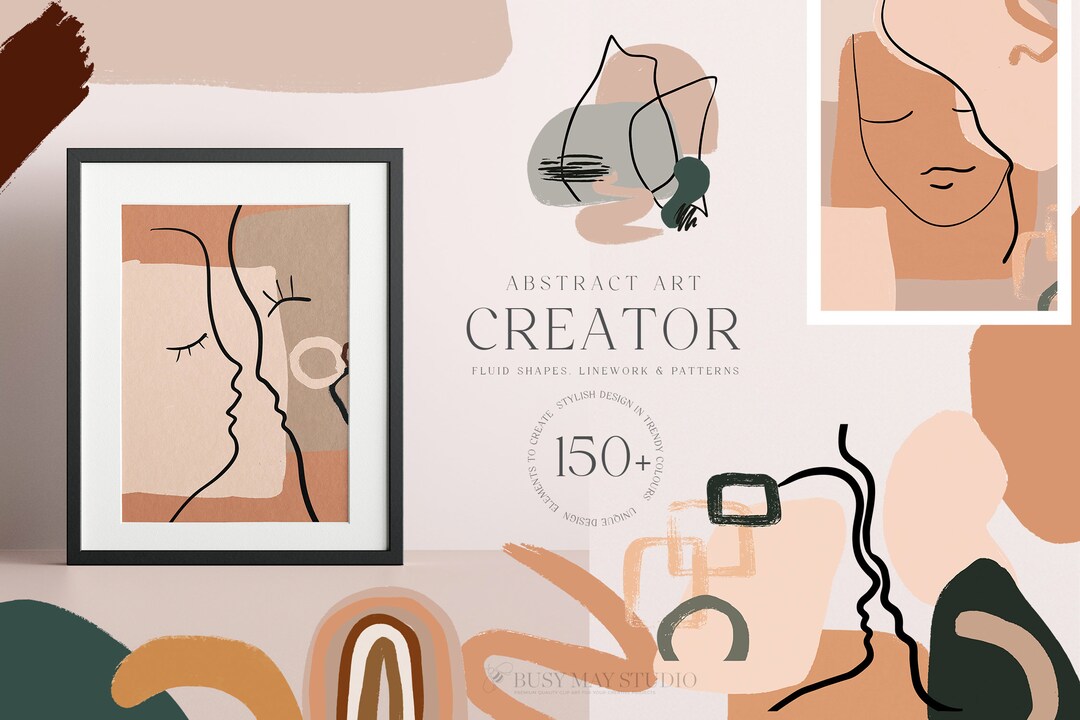 Abstract Organic Shapes Line Work Lines Abstract Portrait Abstract ...