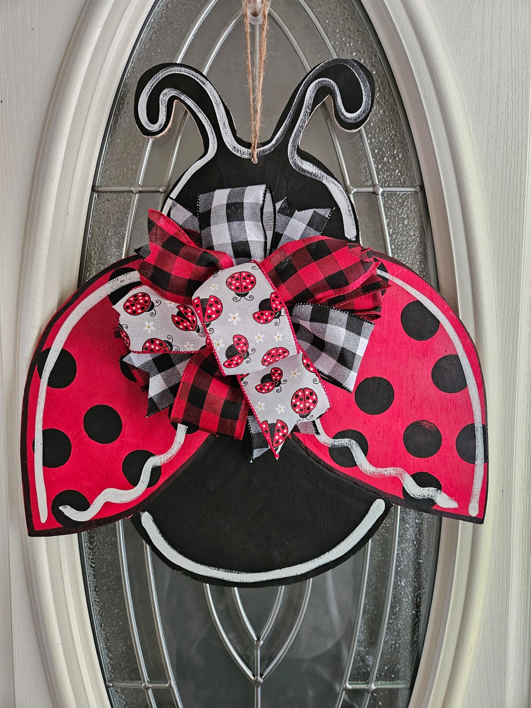 Lady Bug Door Hanger - Etsy