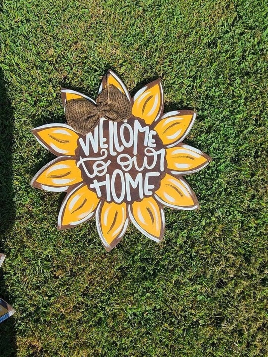 Sunflower Welcome Door Hanger: Fall Decor - Etsy