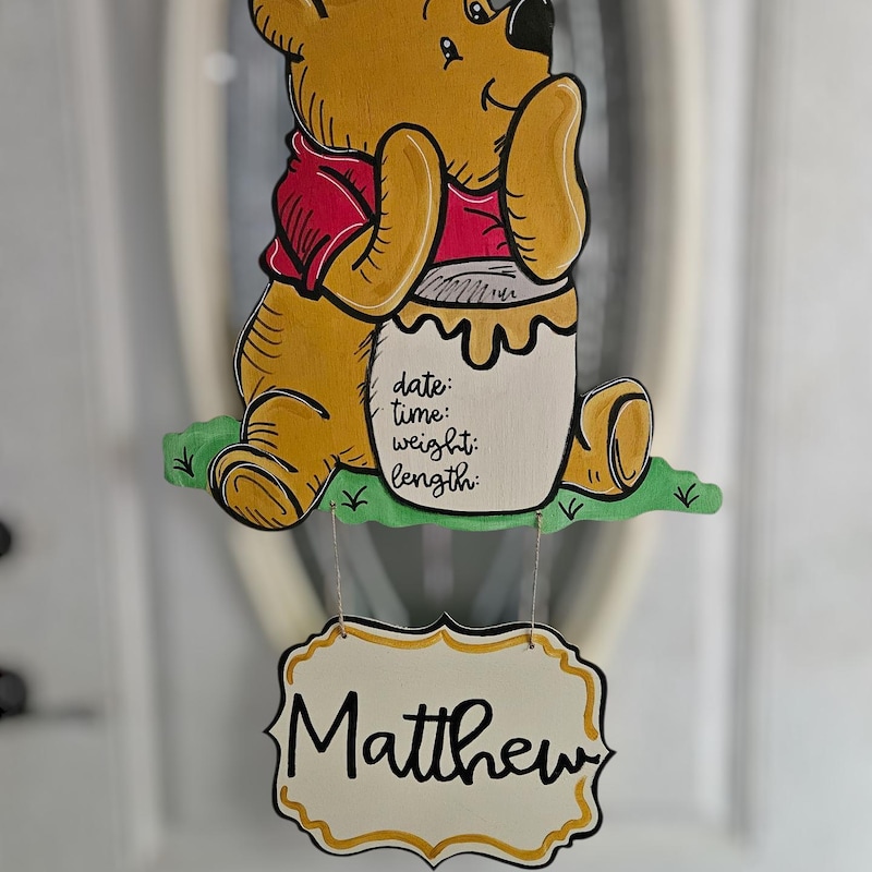 Pooh Hospital Sign Girl - Etsy
